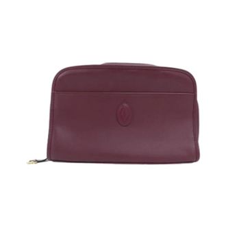 Cartier Pre-owned Vintage Leder Pouch - - Pre-owned - Damen - Rot - ONE SIZE