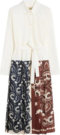 Max Mara Femme, Robes, Blanc, Taille: 40 FR Wkdondina Shirt Dress