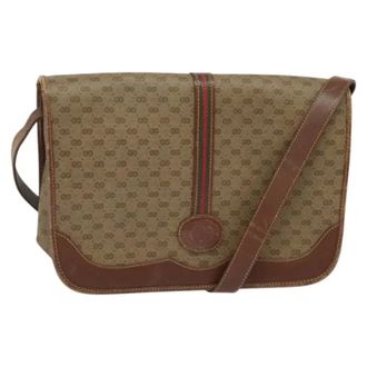 Gucci Pre-owned Cuir sacs-gucci - Femme - Pre-owned - Beige - Taille: ONE Size