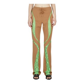 Kiko Kostadinov Dana Panel Pants - - Trousers - Damen - Braun - 2XS