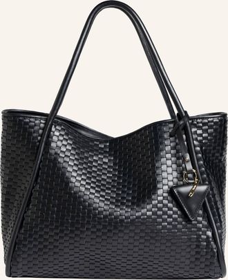 Parise Handtasche 09 R&ouml;hrenf&ouml;rmig Ohne Fransen schwarz