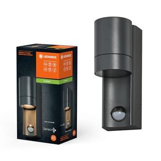 Ledvance ENDURA CLASSIC ISIDOR W S Au&szlig;enleuchte, Wandleuchte, GU10, dunkelgrau, Aluminium, einfache Installation, indirekte Beleuchtung, IP65 Schutzklasse, Tag