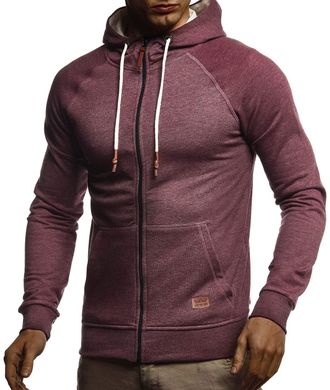 LEIF NELSON Herren Sweatjacke mit Kapuze Slim Fit Baumwolle-Anteil Modernes Hoodie-Cardigan Langarm Männer Schwarze Freizeit-Kapuzen-Jacke für Winter Sommer LN812