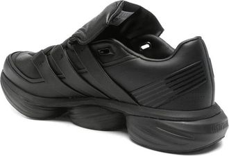 adidas Panelled Calf Leather Sneakers - Black