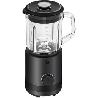 WMF Küchenminis Standmixer 0,8l, Smoothie Maker 400 Watt, Blender aus Cromargan Edelstahl, Standmixer klein mit Glaskrug, 5 Geschwindigkeiten, Pulse-Funkt