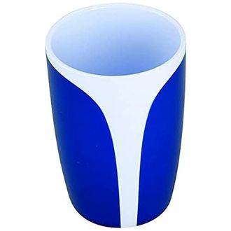 MSV Zahnputzbecher, Kunststoff, Blau, 8x11cm