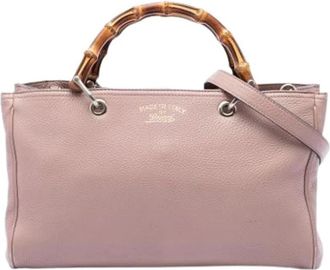 Gucci Pre-owned Medium Bamboo Shopper - Femme - Pre-owned - Rose - Taille: ONE Size