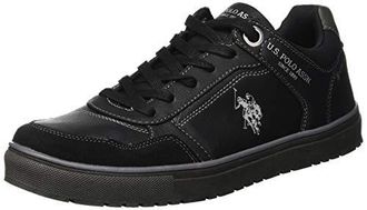 U.S.Polo Association Homme Valk Baskets, Noir, 44 EU