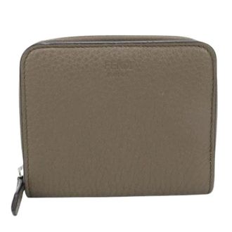 Fendi Portefeuille pliable Pre-owned - Femme - Pre-owned - Gris - Taille: ONE Size
