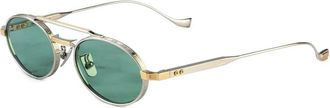 Cutler and Gross Femme, Accessoires, Jaune, Taille: ONE Size Ladbroke 1427 Lunettes de soleil