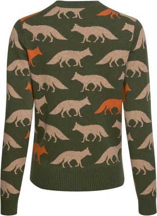 Brigitte von Sch&ouml;nfels Strickpullover Pullover mit Fuchs-Intarsie
