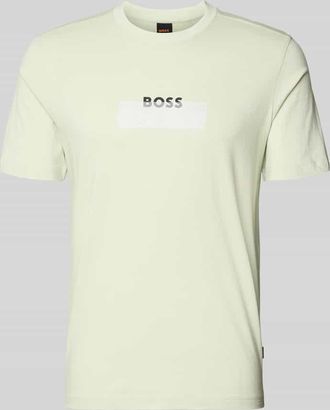 Boss Orange by Hugo Boss Regular Fit T-Shirt aus reiner Baumwolle Modell Te_LOGOTAPE