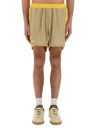 Wales Bonner Jersey Polyester Shorts - Yellow