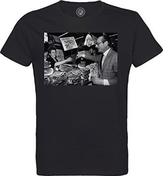 Fabulous T-Shirt Homme Col Rond Coton Bio Jacques Chirac Swag Vintage Jambon President France