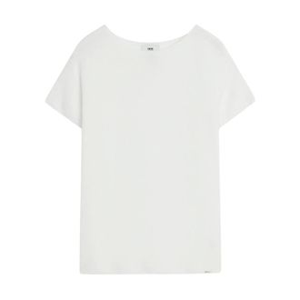 Cinque Cinque, Femme, Tops, Blanc, Taille: 42 FR Cielmo Short Sleeve Pullover