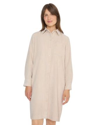 Cecil Robe en Velours c&ocirc;tel&eacute; Oat Milk Beige S