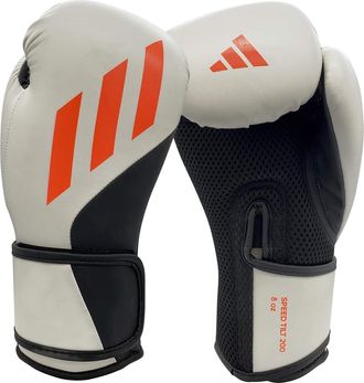adidas Tilt 200 Boxhandschuhe, 400 g, aus PU-Leder, mit Gummizug f&uuml;r sicheren Sitz, bietet Handgelenkunterst&uuml;tzung f&uuml;r Sparring, Training und Boxsack-Workout