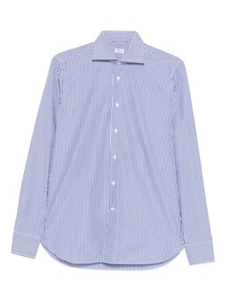 Borriello chemise boutonn&eacute;e &agrave; rayures - Bleu