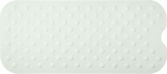 Spirella 10.16768 Duschmatte Anti Rutsch Matte Circola antibakteriell rutschfest waschbar 90x40cm Naturkautschuk PVC Frei Wei&szlig;