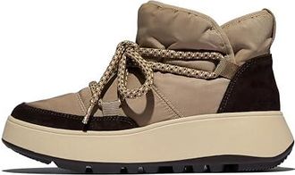 FitFlop Bottines plates F-Mode W/Resistant BIOFLEECE MESH pour femme, taupe, pointure 39, taupe, 39 EU
