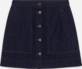 Arket Mini-Jeansrock -Blau