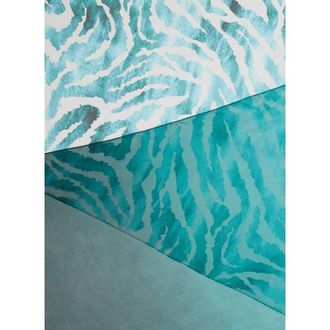 Saison 1865 Foulard z&egrave;bre en soie