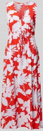 GAP Maxikleid aus reiner Viskose mit V-Ausschnitt