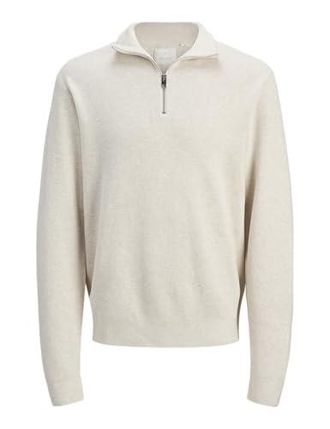 Jack & Jones Premium Zip &agrave; Quart Zip &agrave; Quart Cloud Dancer S Cloud Dancer S