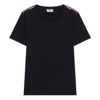 GCDS T-Shirt mit Logo-Detail - - Tops - Herren - Schwarzk - XL