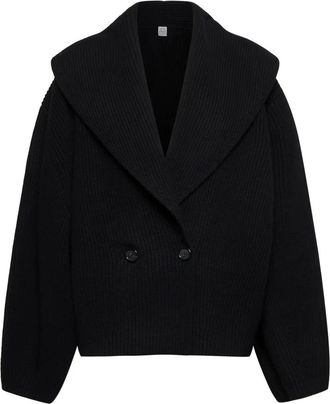 Toteme Femme, Pulls, Noir, Taille: 38 FR Pull Col Ch&acirc;le Noir