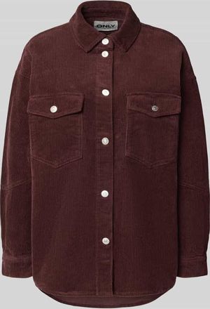 Only Loose Fit Hemdjacke aus reiner Baumwolle Modell TIGGY