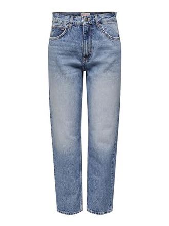 Only ONLROBYN EX HW STR LO AK DNM DOT536 Noos Pantalon Jean, Denim Bleu Moyen 1, 29 W/32 L Femme