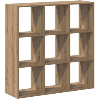 vidaXL Biblioth&egrave;que ch&ecirc;ne artisanal 102x32x102 cm bois ding&eacute;nierie vidaXL