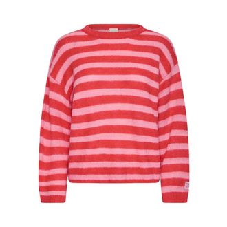 Ichi Ihblush gestreifter Pullover - - Knitwear - Damen - Mehrfarbig - 2XL
