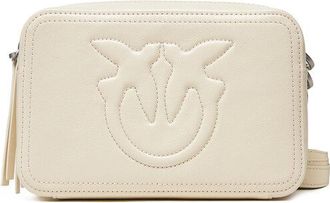 Pinko Handtasche Carrie Camera Bag Classic PE 25 PLTT 104336 A26J Écru