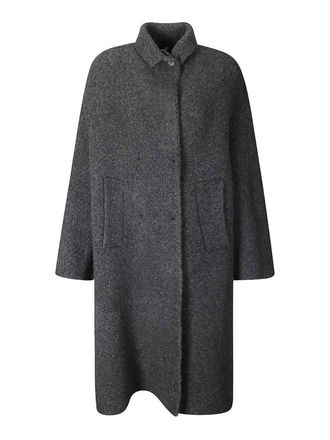 Boboutic Knielanger Mantel - Schwarz