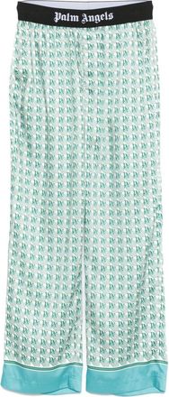 Palm Angels pantalon &agrave; motif monogramm&eacute; imprim&eacute; - Vert