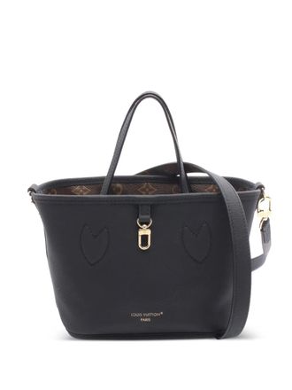 Louis Vuitton 2021-2025 Neverfull Bandouliere Inside Out BB Satchel-Tasche mit Monogramm - Braun