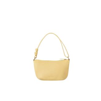 Malababa Femme, Sacs, Jaune, Taille: ONE Size Petit sac bandouli&egrave;re en cuir