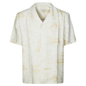 Maison Kitsun&eacute; Herren, Shirts, Wei&szlig;, LGr&ouml;&szlig;e