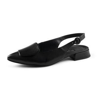 Paul Green Damen, Frauen Sling Ballerinas,Slip-ons,Slingback,schließe,Ballerinen,Pumps,Halbschuhe,Sommerschuhe,Slipper,Schwarz (JA),38.5 EU / 5.5 UK