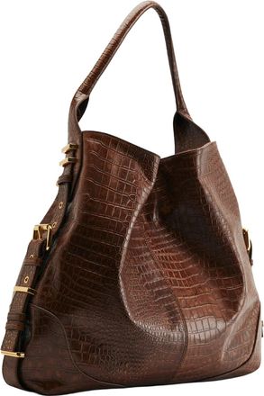 Patrizia Pepe Horse Belt Shoulder Bag - Brown