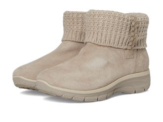 Skechers Damen Easy Going - Cozy Lovin Slip-ins für Freihändige Hände Stiefelette, Taupe, 39.5 EU