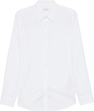 Dries Van Noten Homme, Chemises, Blanc, Taille: XS Curles 2295 Shirt