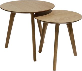 Kaheku Beistelltisch Moana 2er Set Eiche Natur 12702002