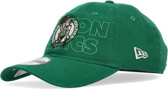 New Era Homme, Accessoires, Vert, Taille: ONE Size Casquette &agrave; Visi&egrave;re Courb&eacute;e Boston Celtics