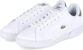 Lacoste 50SMA0050-2H4 Schn&uuml;rhalbschuh Glattleder Herren in wei&szlig; - Gr. 44,5