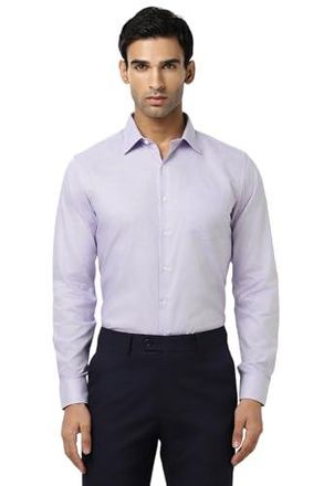 Van Heusen Chemise en popeline pour homme - Violet - 43 cm cou 81/84 cm manche(XL)