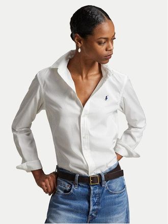 Polo Ralph Lauren Hemd 211891376001 Wei&szlig; Slim Fit