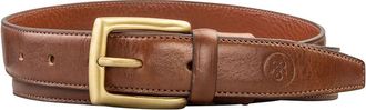 Maxwell Scott Herreng&uuml;rtel aus elegantem Leder - verstellbar - Handgefertigt aus italienischen Vollnarbenh&auml;uten - The GianniB Cognac